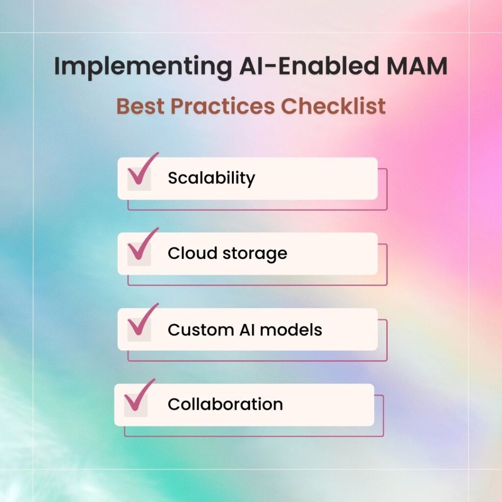 AI-Enabled Media Asset Management in Efficient Content Handling